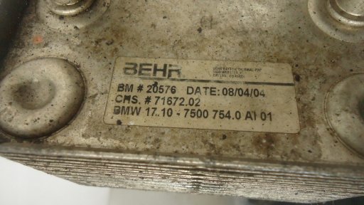 Купить BMW E53 3.0 D РАДИАТОР МАСЛА КОРОБКИ ПРОВОДА из Польши б/у и ...